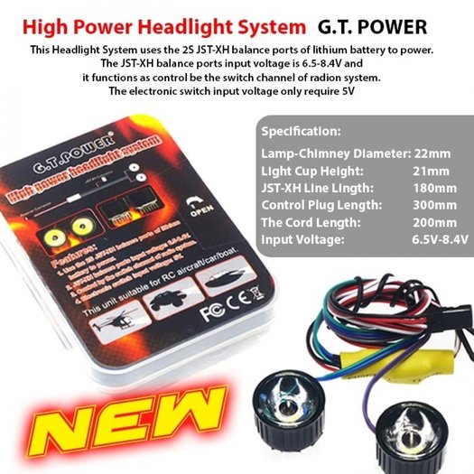 Rc High Power led System 28967 GT POWER High Power Headlight System For ...