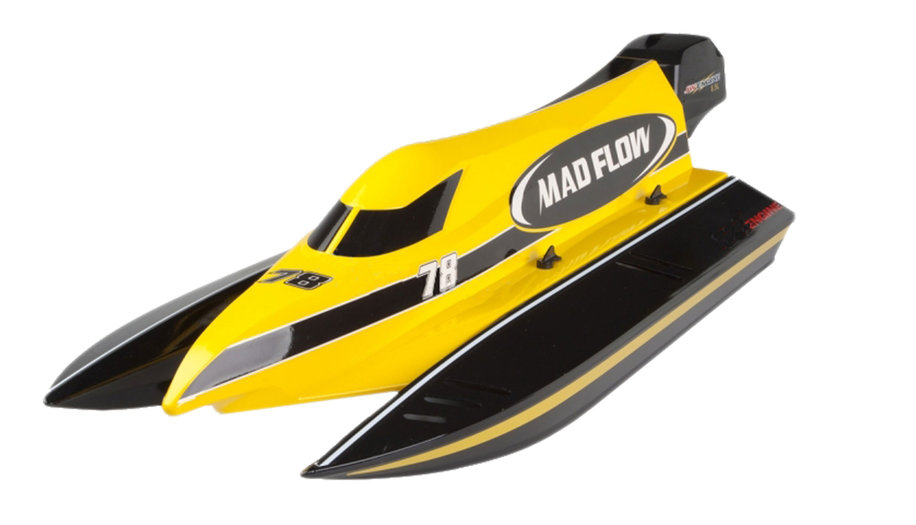 RC speedboot MAD FLOW 590MM BRUSHLESS 3S, KATAMARAN RTR - jurod